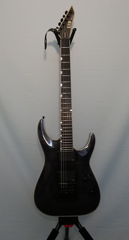 ESP LTD MH-1000FM EverTune 2018 See Thru Black | Reverb