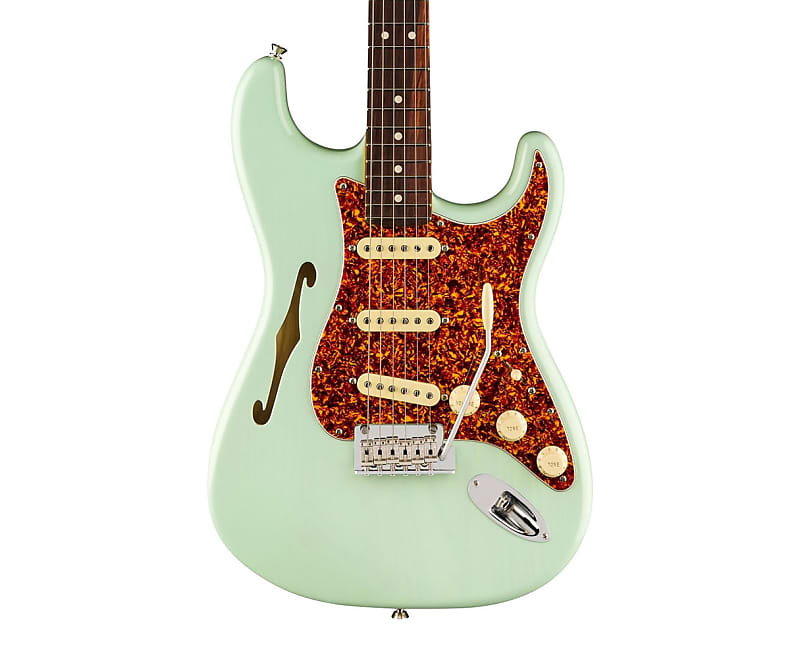 Fender American Professional II Strat Thinline - Trans Surf | Reverb