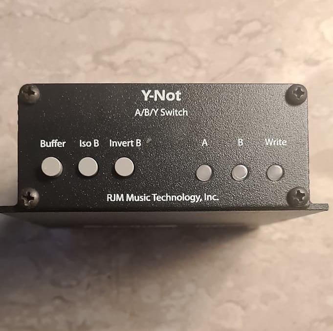 RJM Music Technology Y-Not A/B/Y Switch | Reverb