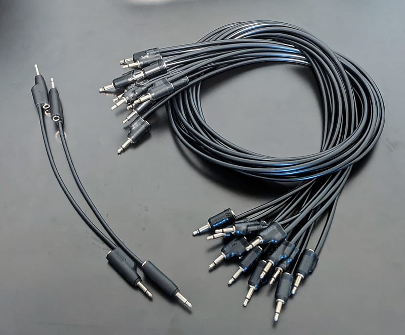 Tiptop Audio Stackcable Black 36" Cable Bundle (12 + 2 | Reverb