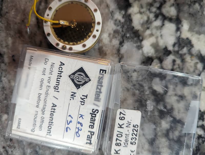 Neumann K870 / K67 microphone Capsule | Reverb