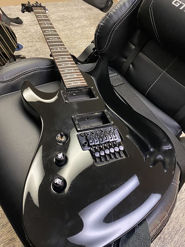 Schecter Synyster Gates Deluxe Left Handed RARE 2008 Black | Reverb