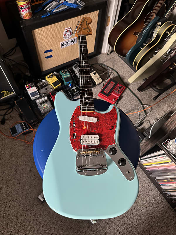 Fender Mustang “Skystang” Kurt Cobain Replica CIJ | Reverb Fender Mustang “Skystang” Kurt Cobain Replica CIJ | Reverb