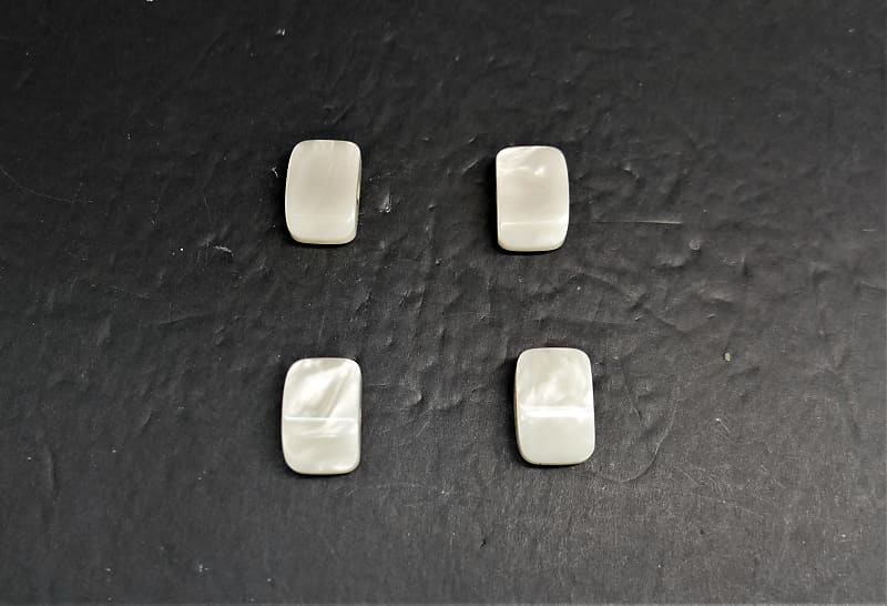 4 BASS Guitar Tuner Buttons Pearl for HOFNER HCT-500/1 | Reverb