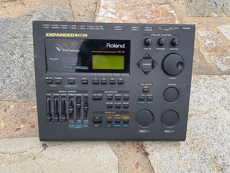 Roland Td-10 EXPANDED VDrum Module Brain td10 w/ V Cymbal | Reverb