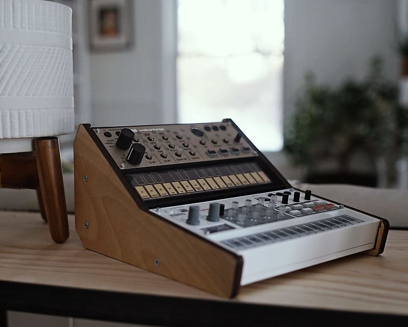 ImpossibleShape 2 tier Volca Rack - wooden stand for Korg | Reverb