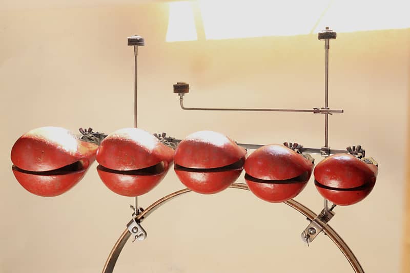 Ludwig Temple Block Setup with Three Cymbal Arms - Traps Era | Reverb