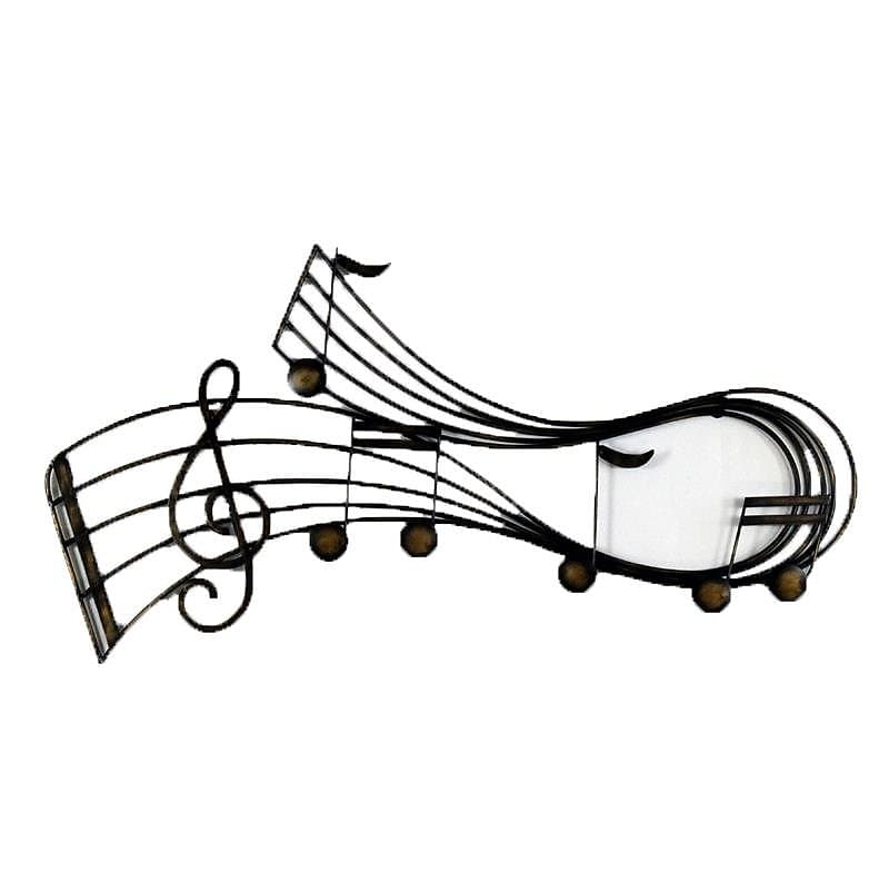 MUSIC NOTES METAL ART - MUSICAL SCALE WALL DECOR - GREAT | Reverb