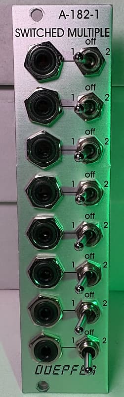 Doepfer A-182-1 Eurorack Switched Multiple 2010s - Silver | Reverb