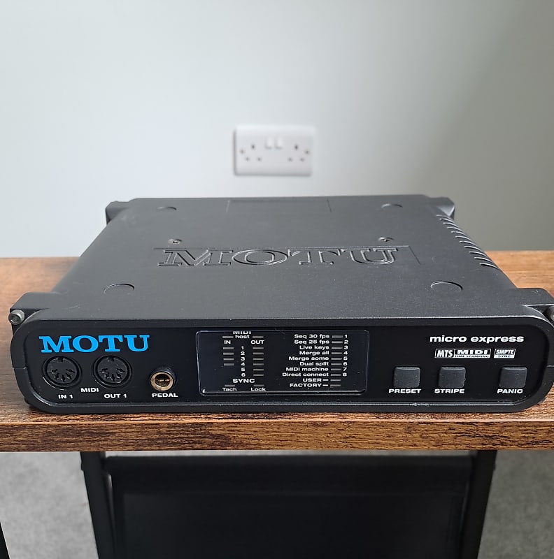 Motu Micro Express 4x6 Midi Interface & Patchbay. | Reverb
