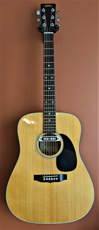 1970's Shiro SW-15 Natural Lawsuit D18 RARE W/DeArmond Tone | Reverb