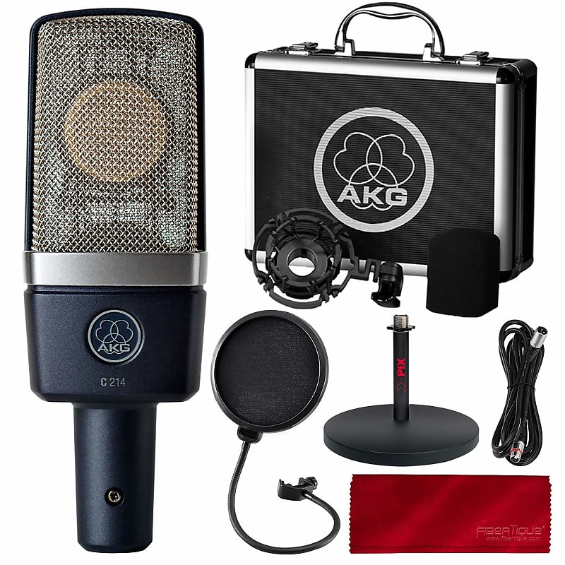AKG C214 Large-Diaphragm Condenser Microphone Basic Accessory | Reverb