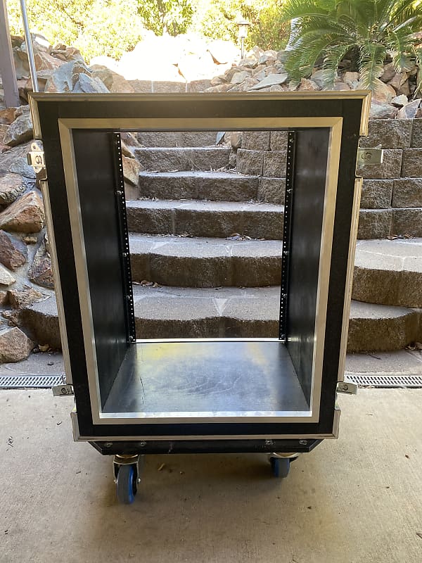 14 space ATA SHOCK RACK CASE with casters 14U SHOCK MOUNT 16" | Reverb