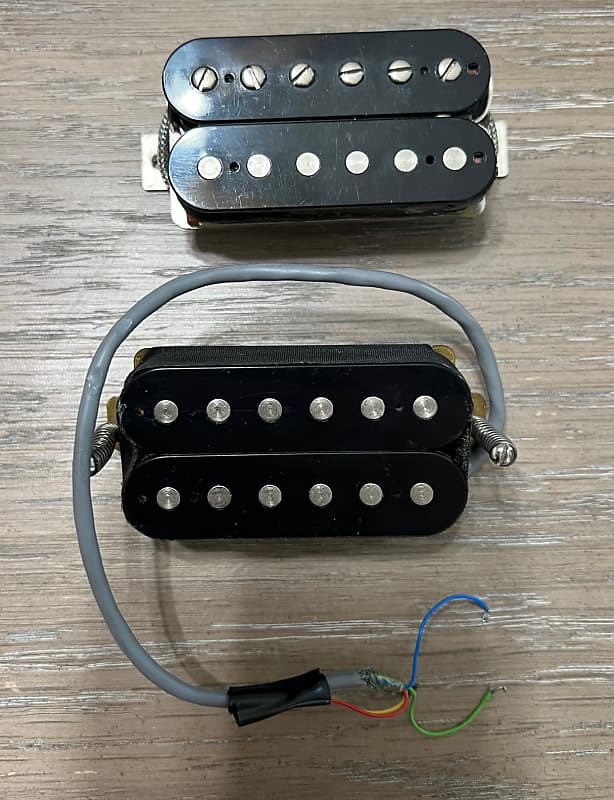 Lundgren M6 bridge and Heaven 57 neck pickup set. Very good | Reverb