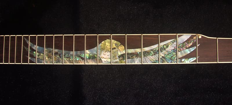 Handcrafted 5 String Banjo Neck, Solid Mahogany MOP & | Reverb España