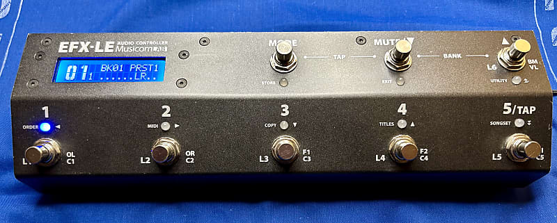 MusicomLab EFX-LE six orderable loop switcher / MIDI audio | Reverb