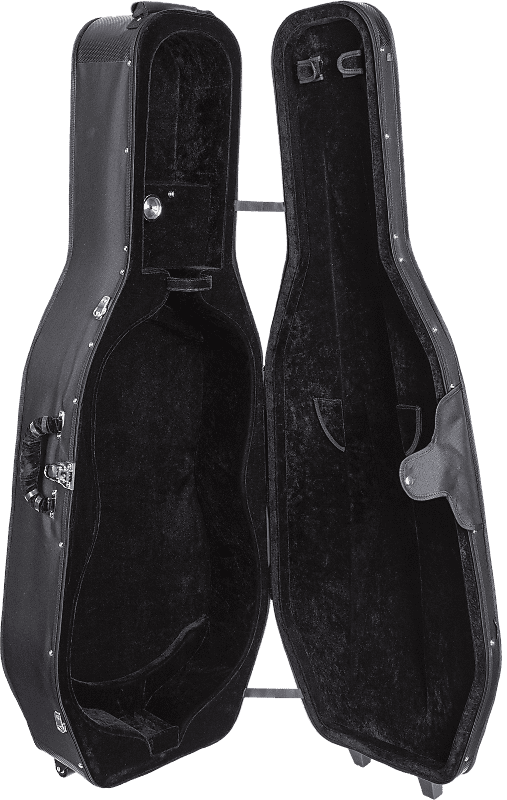 Core Deluxe Hardshell Cello Case With Wheels (3/4 Size) | Reverb