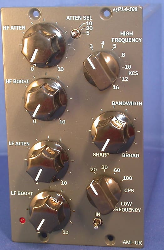 AML EZP1A EQ 500 Series Program Equalizer EQP1A Pultec Type | Reverb
