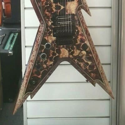 Dean Razorback Dimebag Skulls Left Handed Electric Guitar | Reverb