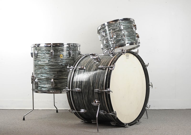1960s Ludwig Super Classic Oyster Blue Pearl Drum | Reverb Australia