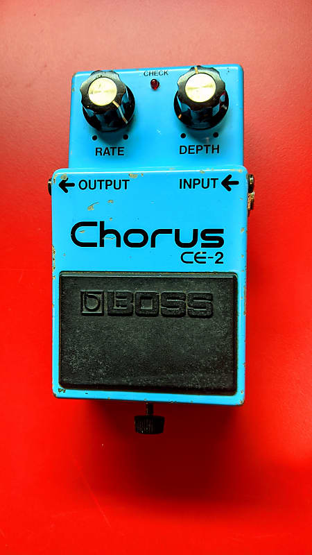 Boss Vintage CE-2 Chorus Pedal 1982 - Black Label | Reverb