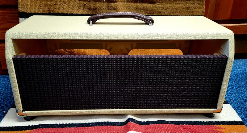 Mather Guitar Cabinets Super Reverb 2011 Blond/ Ox blood | Reverb