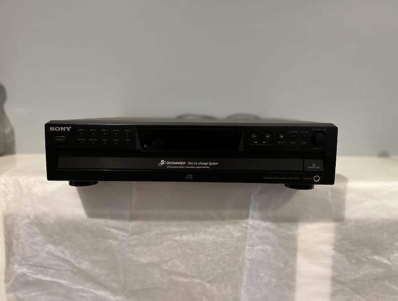 Sony CDP-CE375 Compact Disc Player Early 90's - Black | Reverb