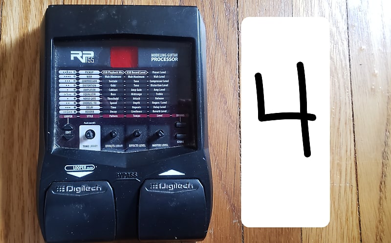 DigiTech Modeling Guitar Processor RP155 | Reverb