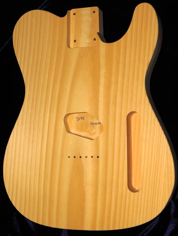 Aged Pine Telecaster Tele Body Esquire 3lbs6oz #3198 | Reverb