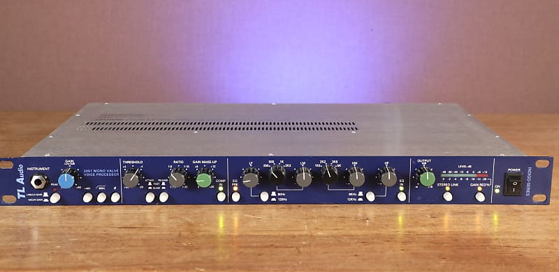 TL Audio VP 2051 Mono Valve Voice Processor Strip 1996 Blue | Reverb