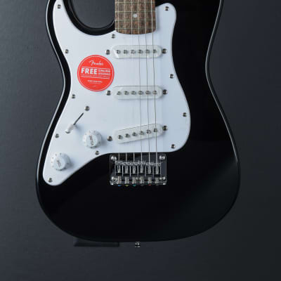 Squier Mini Strat Left Hand - Black | Reverb