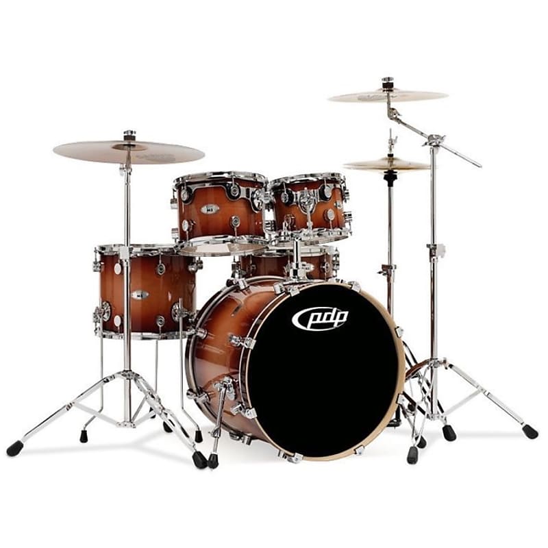 Pacific Drums Concept Maple Drum Shell Kit, 5-Piece, Tobacco | Reverb