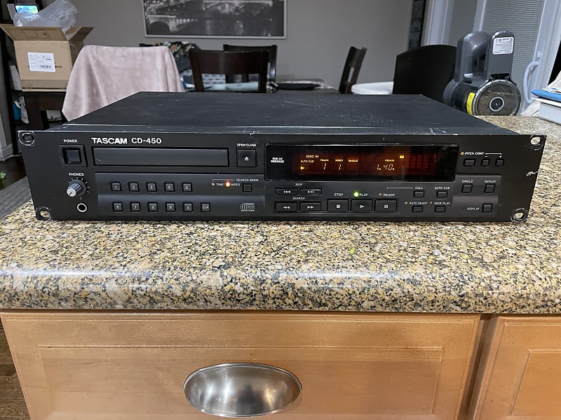 Tascam CD-450 Professional Studio Rackmount CD Player CD450 | Reverb