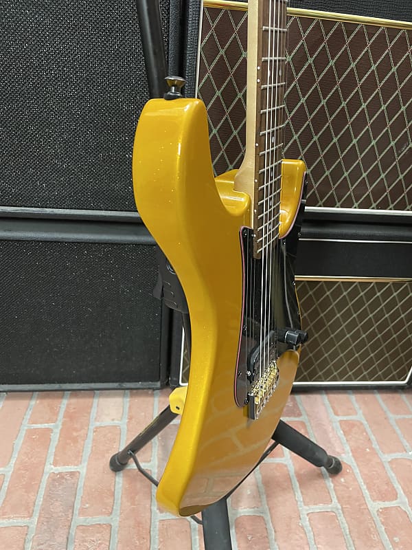 Yamaha Pacifica Custom Gold Metallic | Reverb