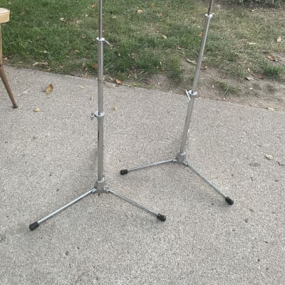 Camco Flush Base cymbal Stands 196? Chrome | Reverb