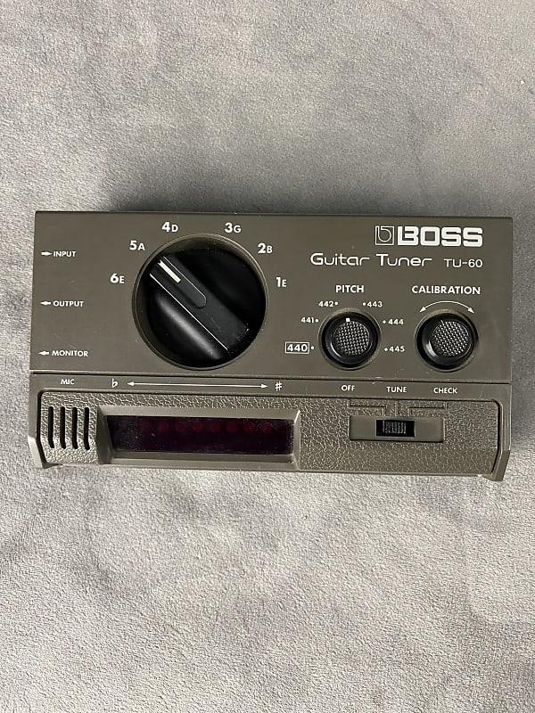 Boss TU-60 Vintage Tuner Rare! 1980’s | Reverb