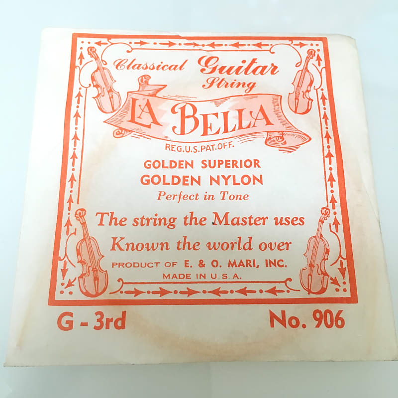 La Bella Vintage Golden Nylon String No. 906 | Reverb UK