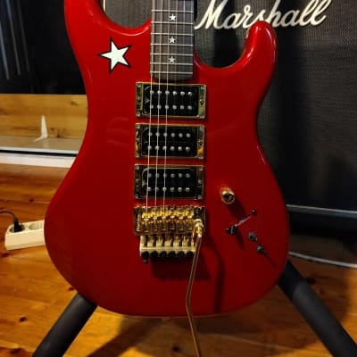 Kramer Rare Vintage Richie Sambora ''RS" 1987 - Candy Red | Reverb UK