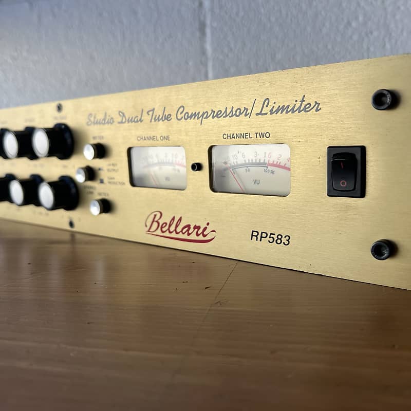 Bellari Rp583 tube compressor limiter 2000’s - Gold | Reverb