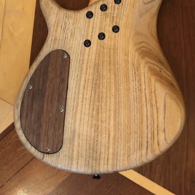 Warmoth USA Gecko 5 String Natural Active Bass Guitar w/ | Reverb