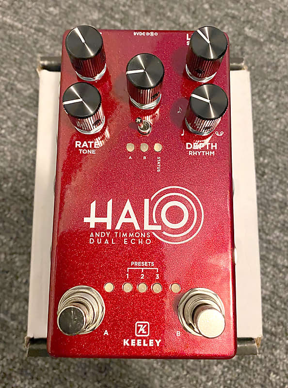 Keeley Halo Andy Timmons Signature Delay Pedal - Red | Reverb
