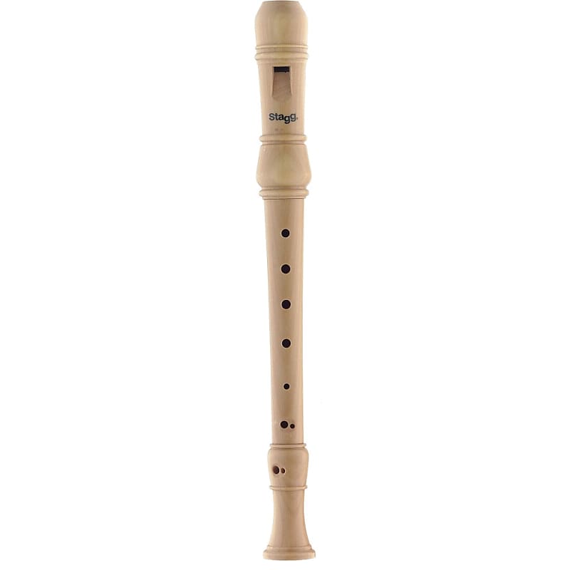Stagg REC3-GER/WD Maple Soprano Recorder with German | Reverb