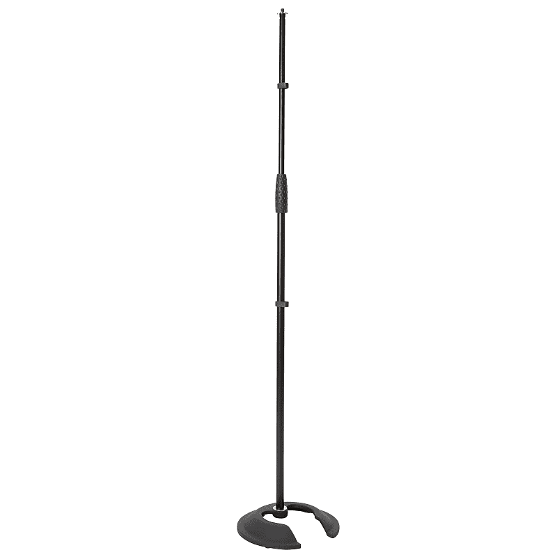 MUSIC STORE Mic-3 Round-Base (Black) - Microphone Stand | Reverb