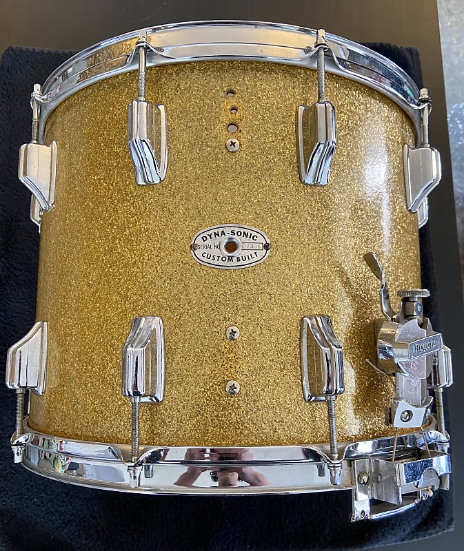 Rodgers 12"x15" Dynasonic Marching/Field Snare Drum - Gold | Reverb