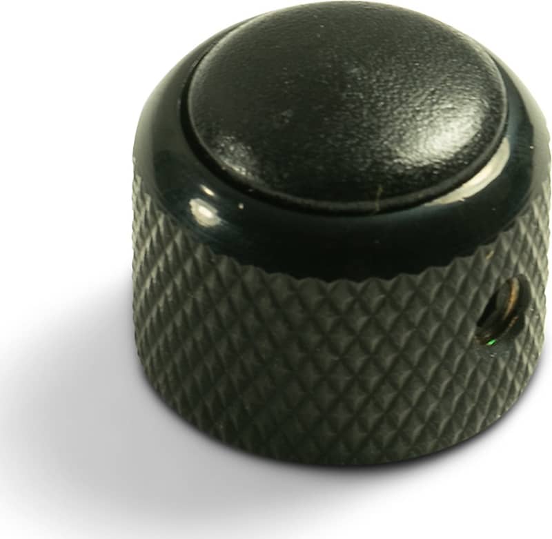 Q-Parts Knobs With Ebony Inlay - Dome Black | Reverb