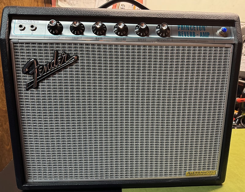 Fender Alessandro Hand-Wired Princeton Reverb '68 Silverface | Reverb