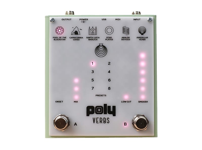 Poly Effects Verbs Convolution Reverb Pedal [DEMO] | Reverb
