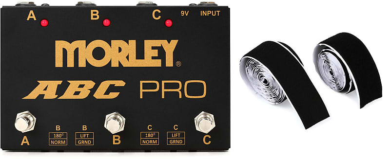 Morley ABC Pro 3-button Switcher/Combiner Pedal Bundle with | Reverb