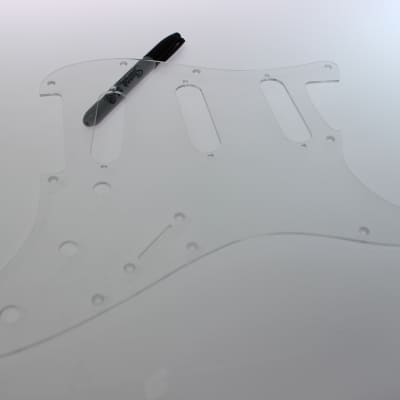 Replacement Clear SSS Pickguard for Fender Strat Stratocaster | Reverb