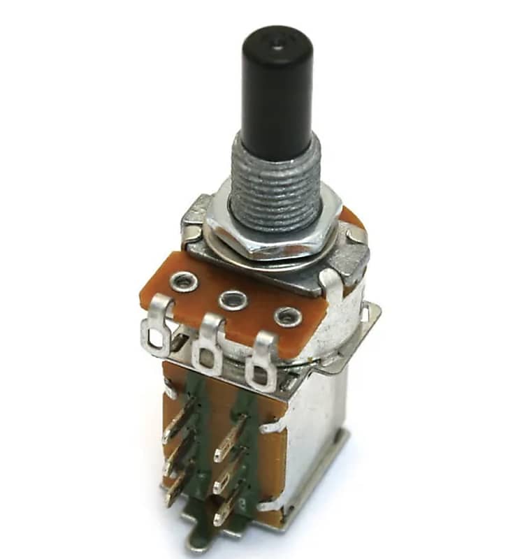 Fender 500k Solid Shaft DPDT Push Pull Pot 0074559000 | Reverb UK